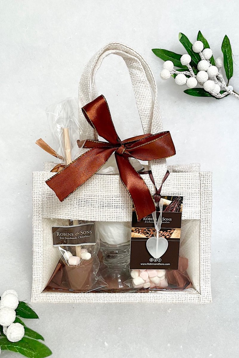 Luxury Hot Chocolate Gift Set with Mug. - Robins & Sons Chocolate